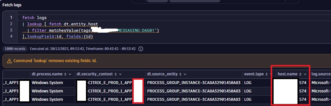 Solved Fetch Logs From All Hosts With A Tag Dynatrace Community
